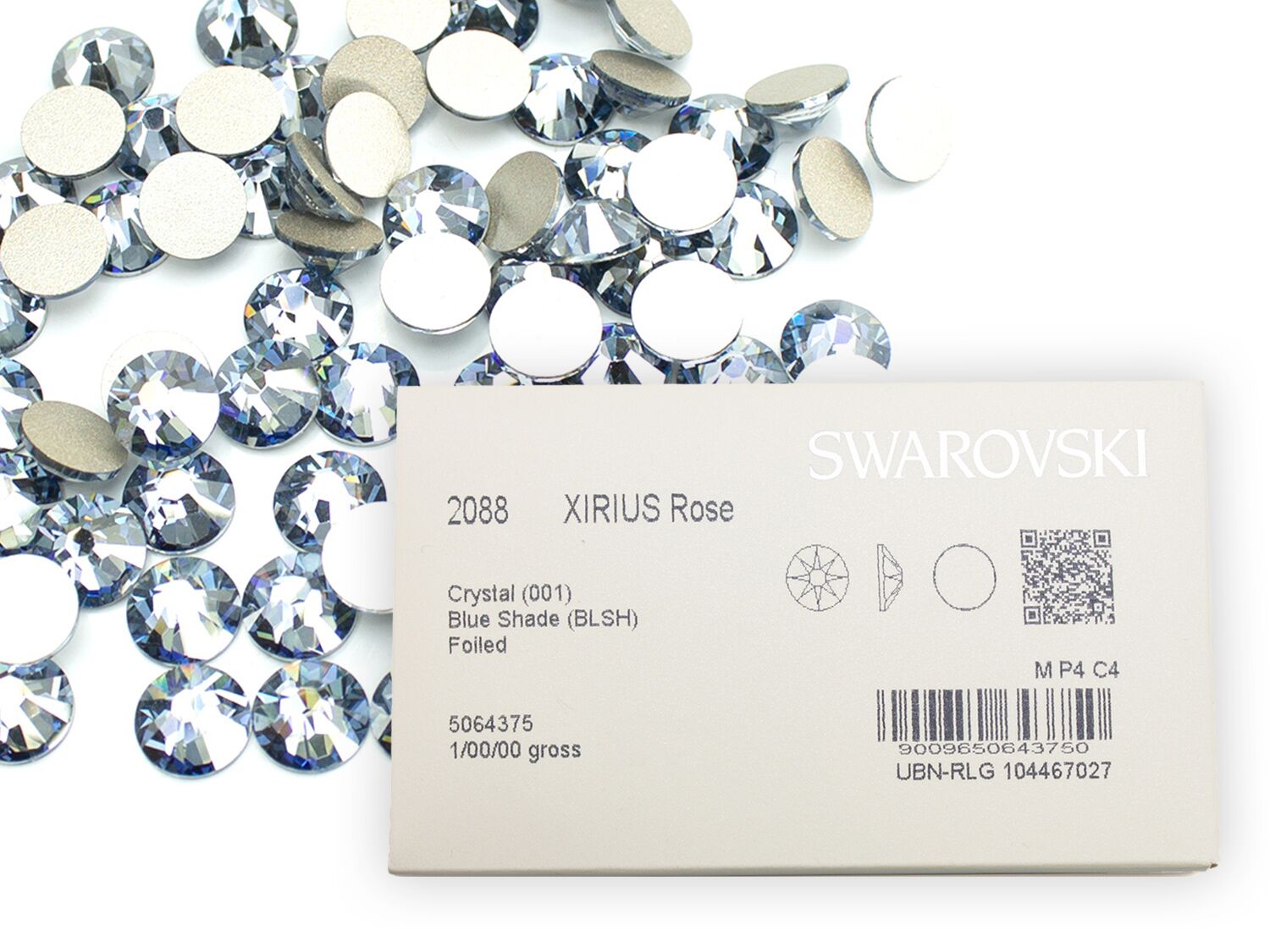 スワロフスキー クリスタルブルーシェイド-#2058 4-ラインストーン・スワロフスキーの品揃え日本最大級 デコダリア